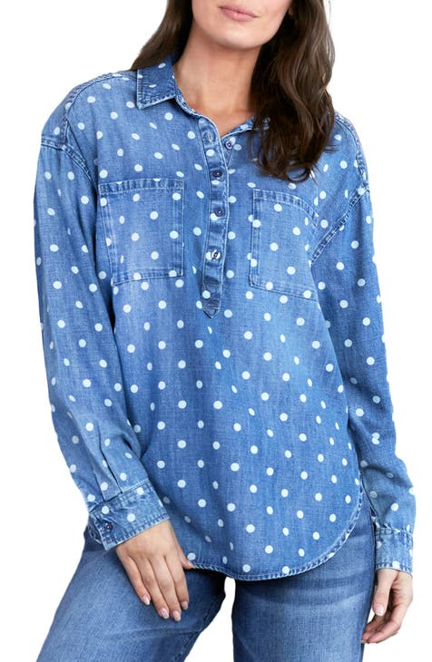 Women's Denim Button Up Tops | Nordstrom