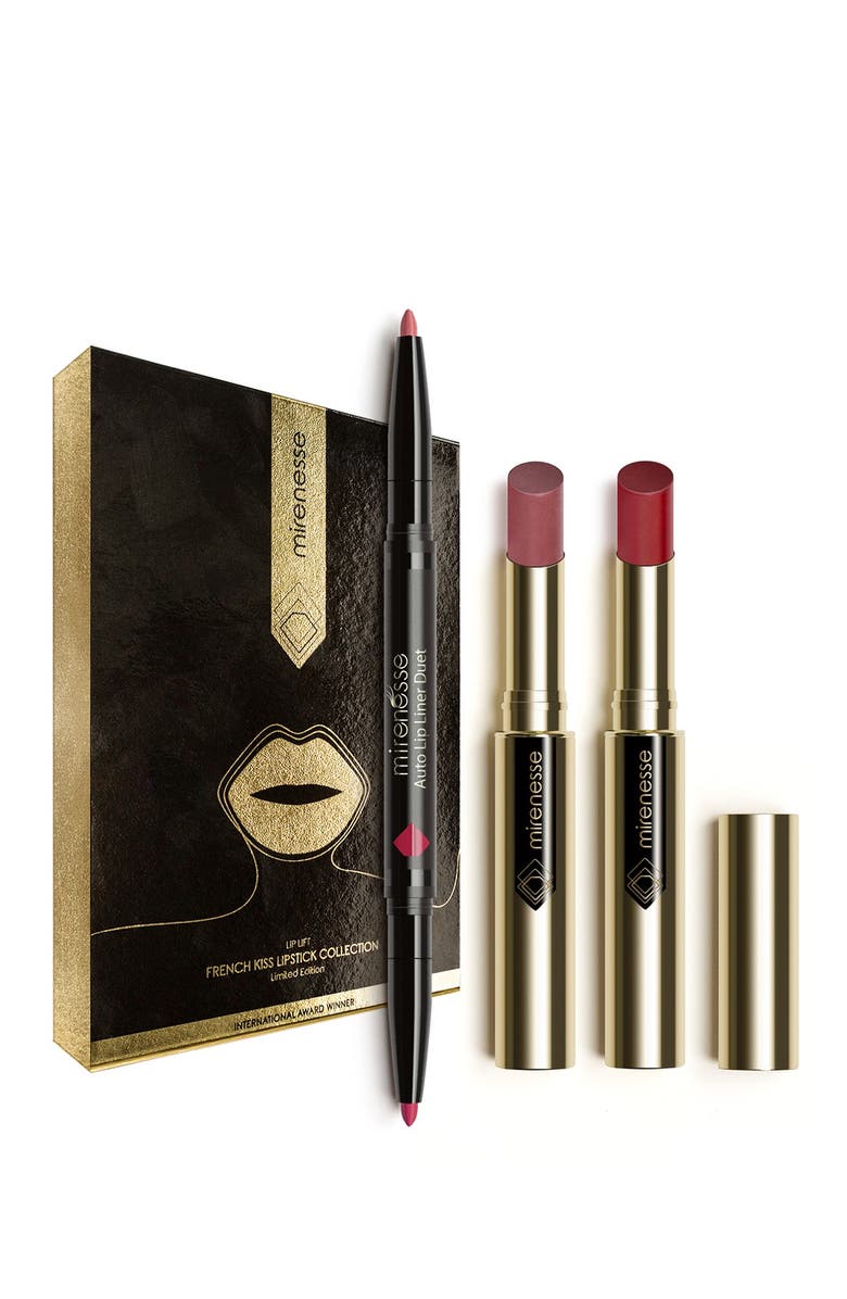 MIRENESSE Pleasure & Pain 3-Piece French Kiss Rose Matte Kit ...