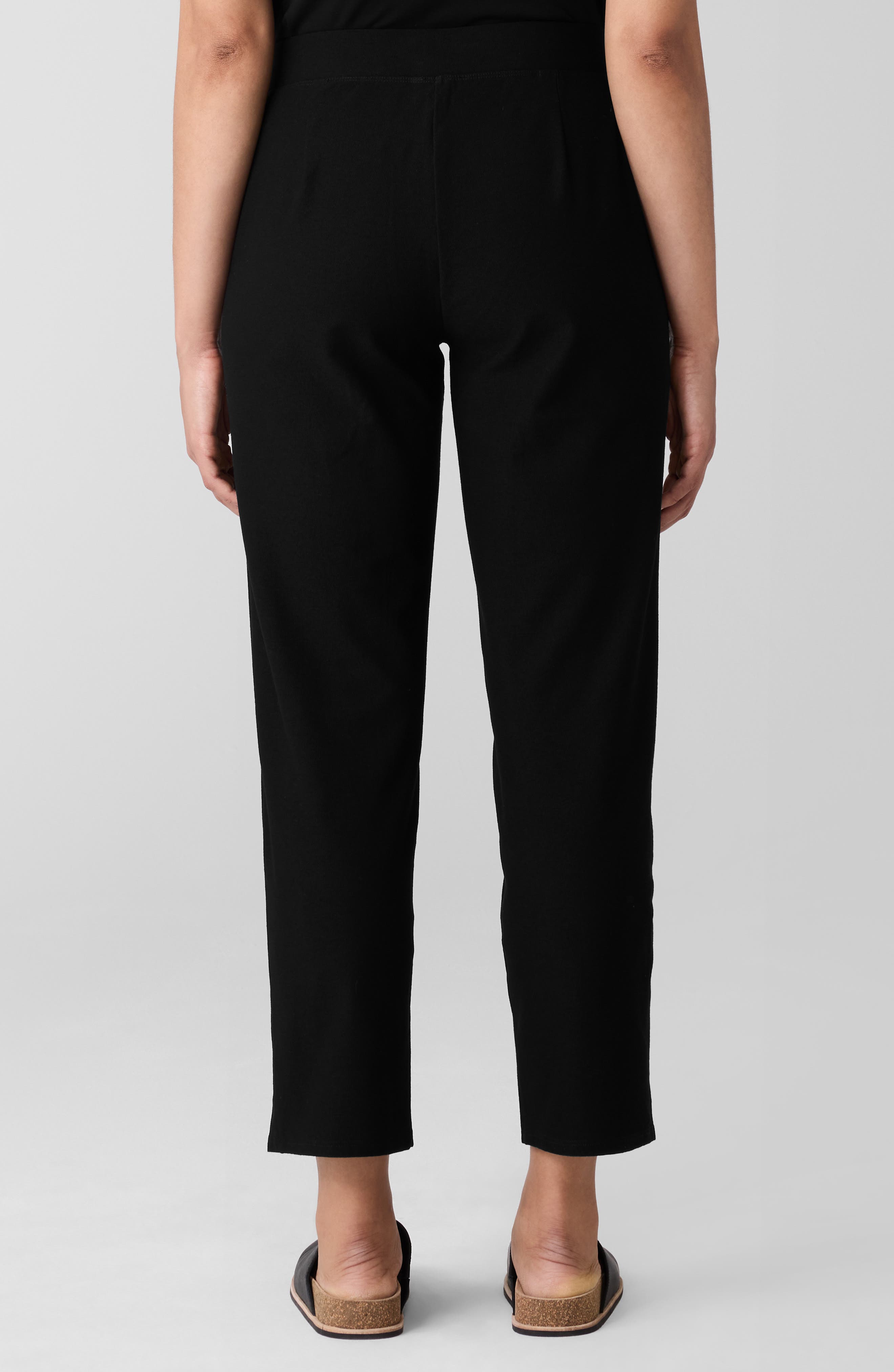 Eileen Fisher Ankle Straight Leg Stretch Pants | Nordstrom