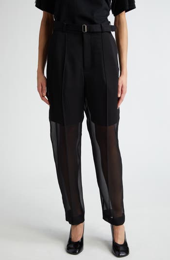 Undercover Layered Look Sheer Pants | Nordstrom