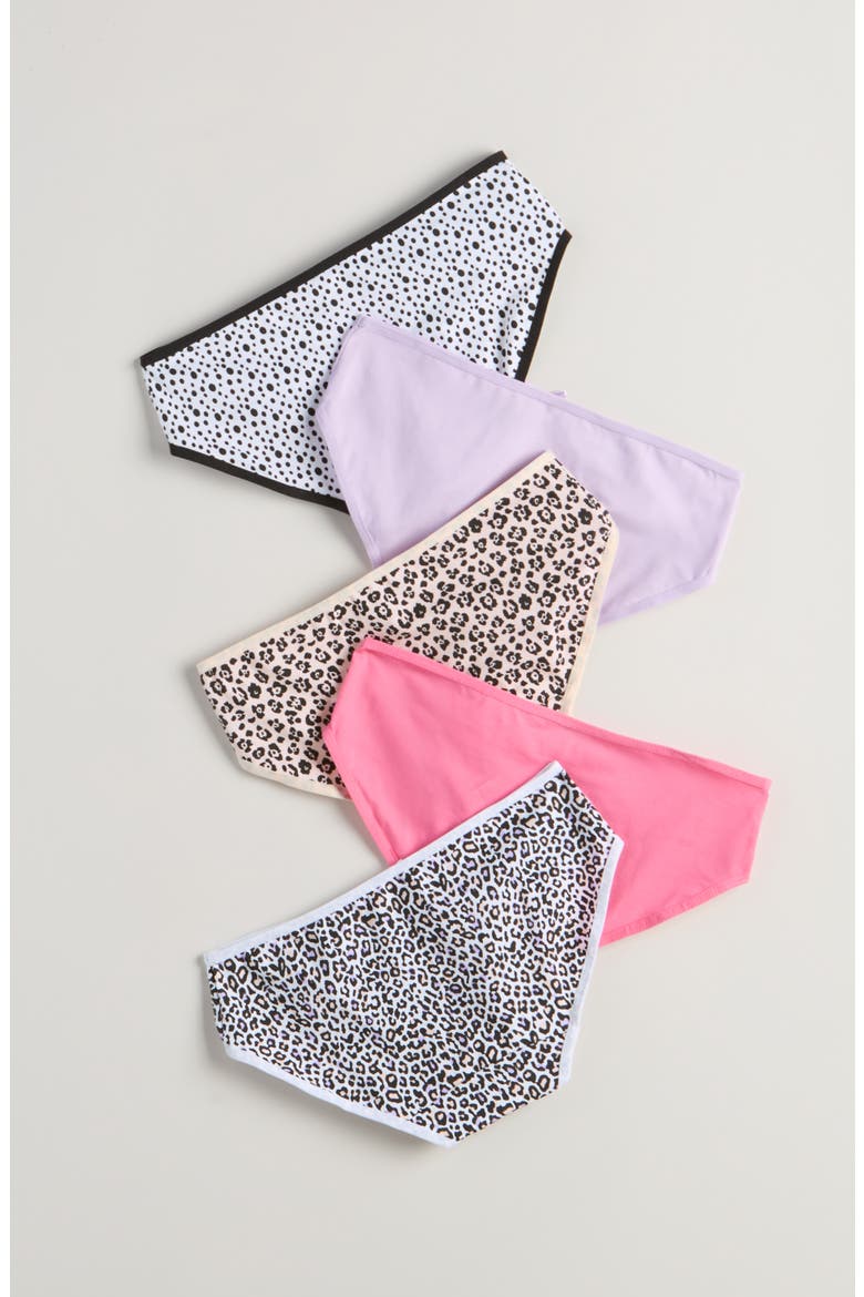 Kids' Assorted 5-Pack Hipster Briefs (Women) | Nordstromrack