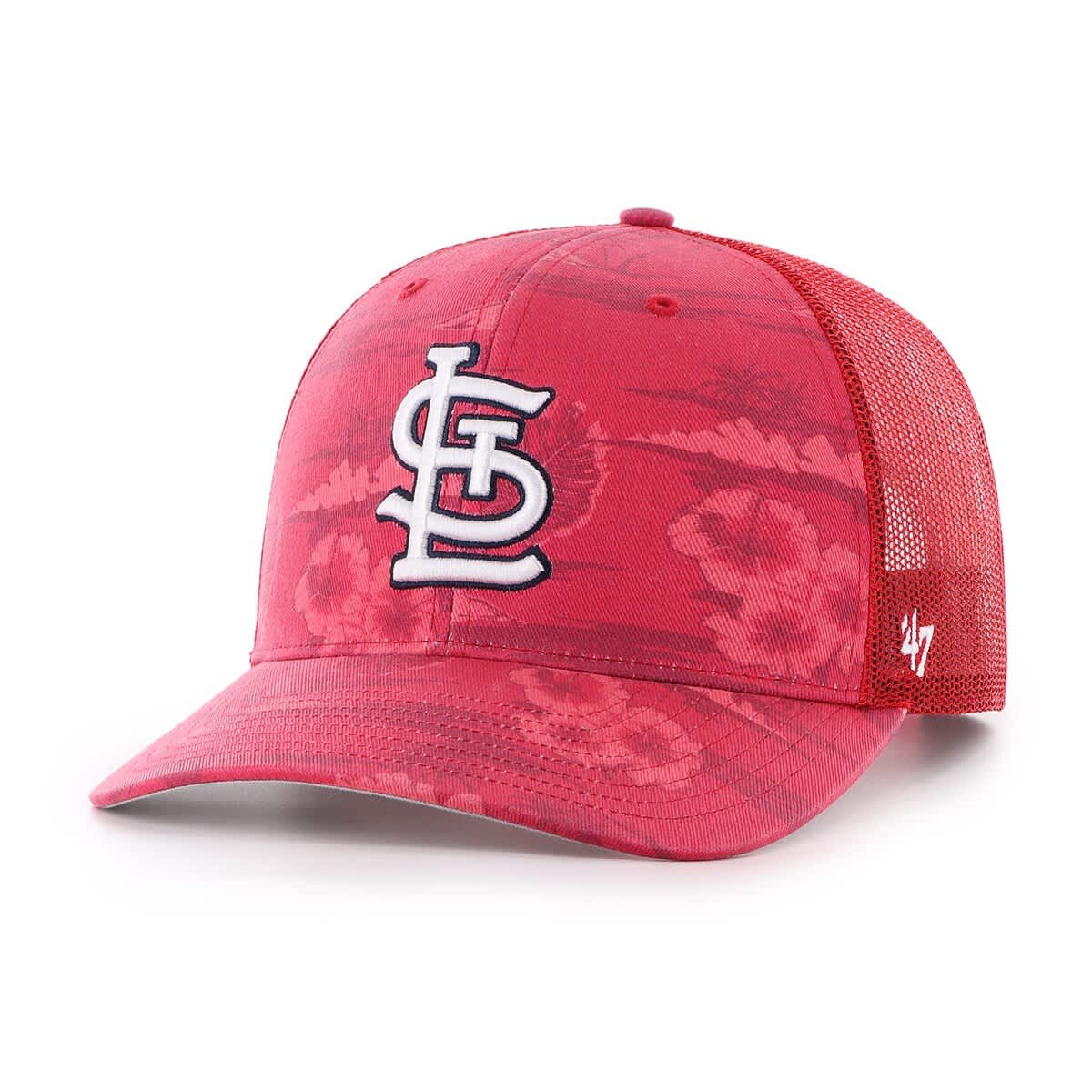 '47 Men's '47 Red St. Louis Cardinals Fiji Trucker Adjustable Hat ...