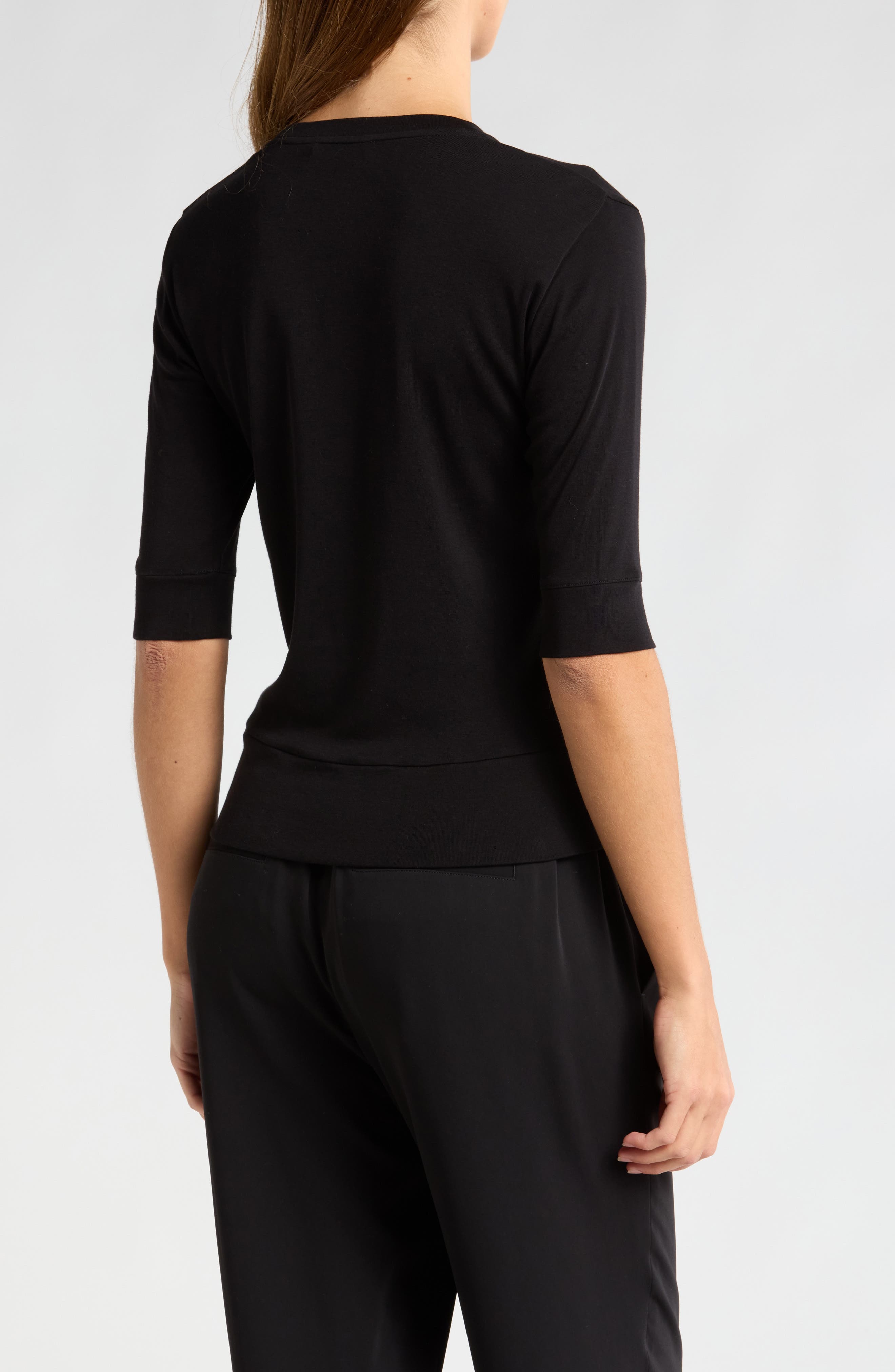 Vince Cotton Elbow Sleeve Sweater | Nordstromrack