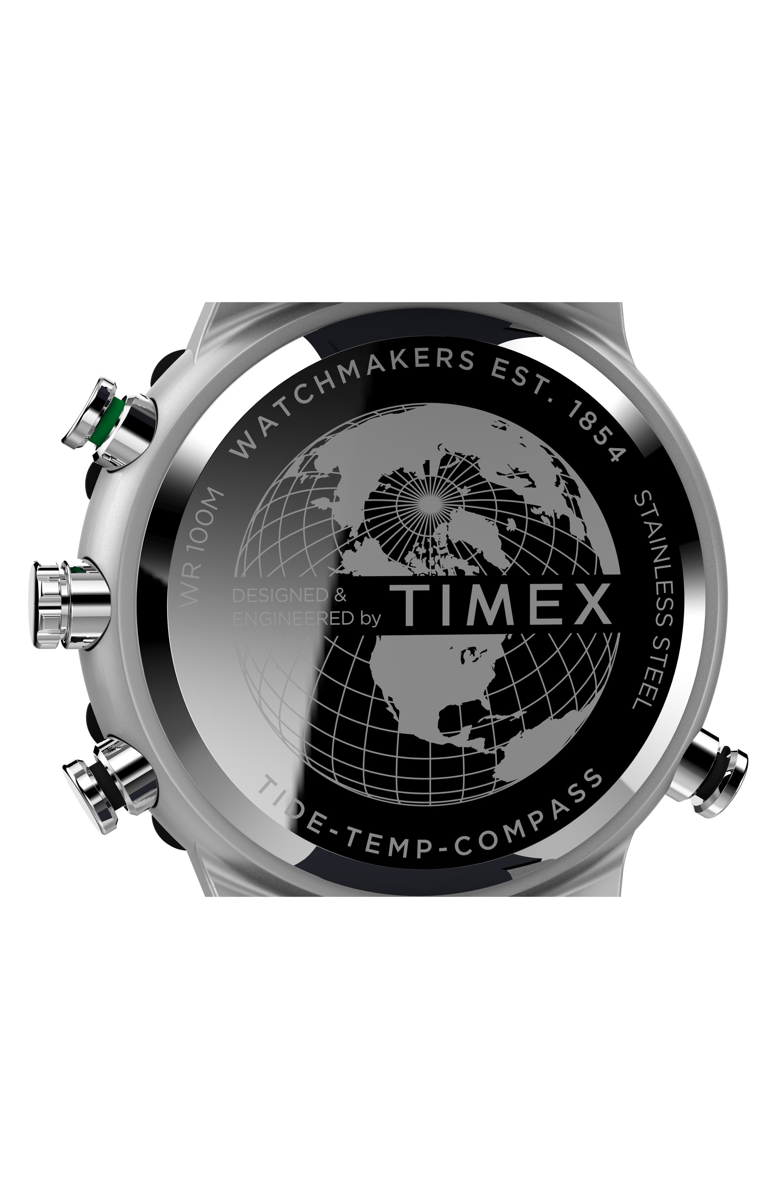 Timex® Expedition Tide Temp Compass Silicone Strap Watch, 45mm | Nordstrom