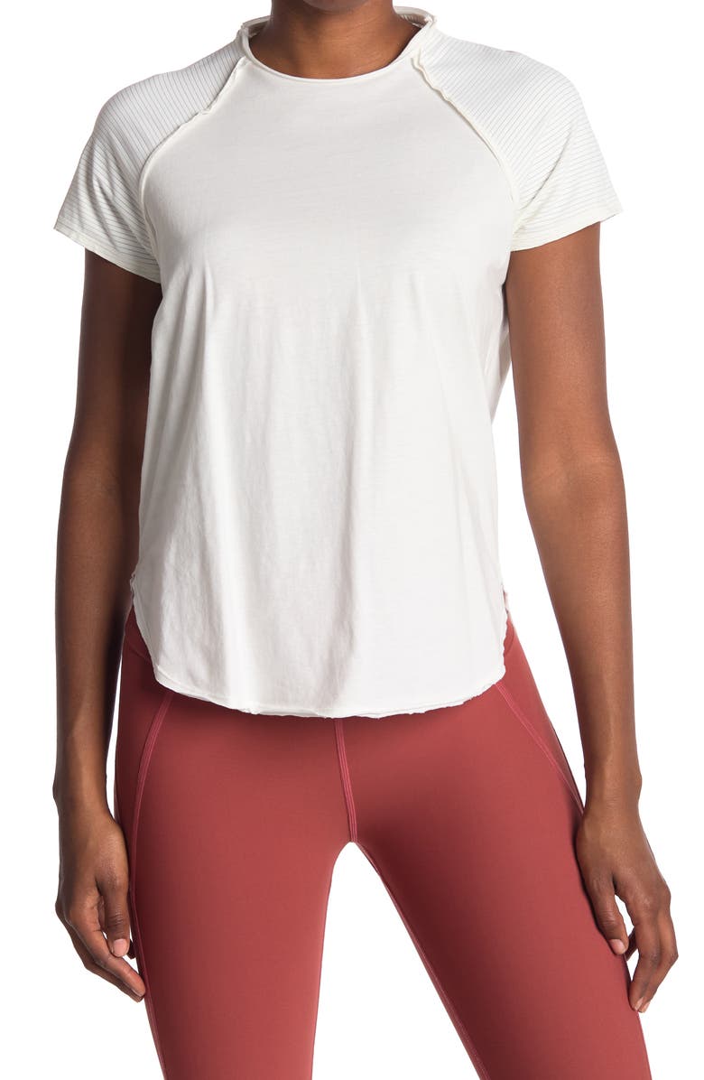 Maaji Pearled Ivory Raglan Sleeve Top | Nordstromrack