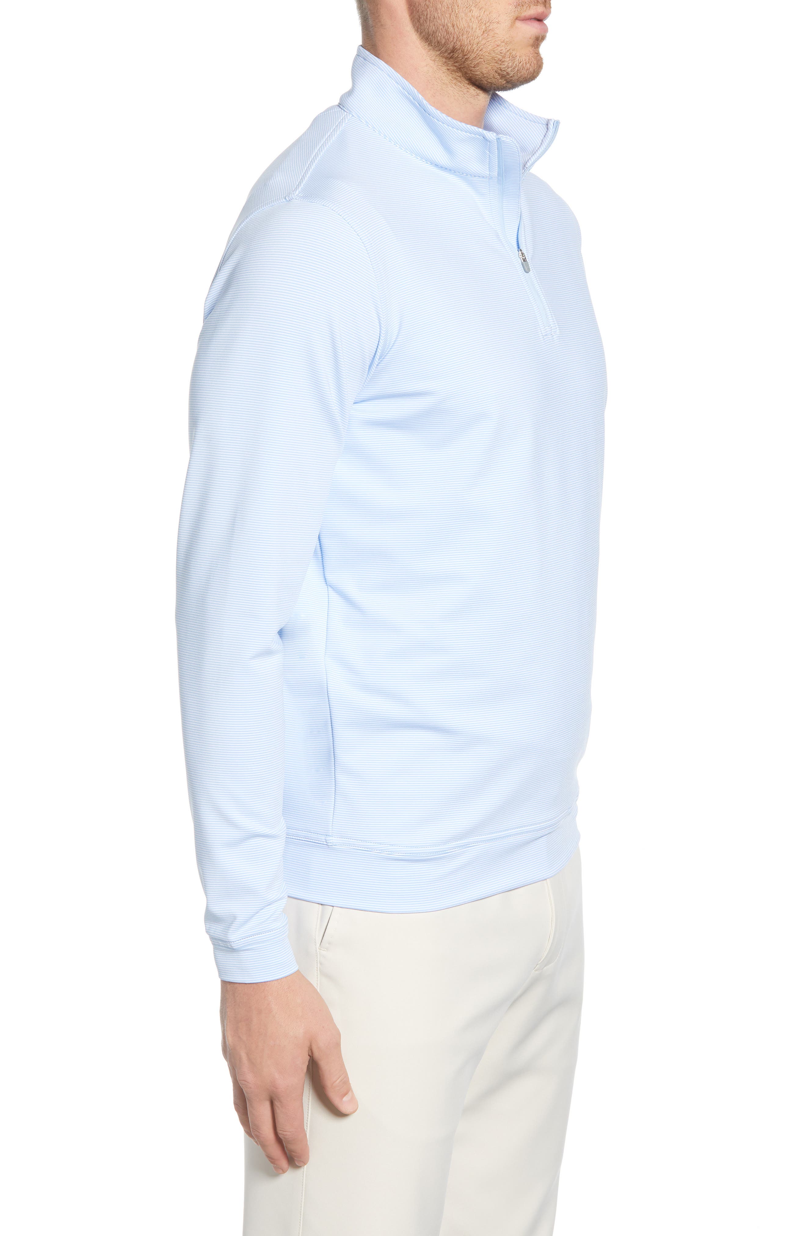 Peter Millar Perth Stripe Quarter Zip Performance Pullover | Nordstrom