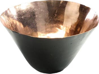HomArt Metal Black/Copper Conical Bowl | Nordstromrack