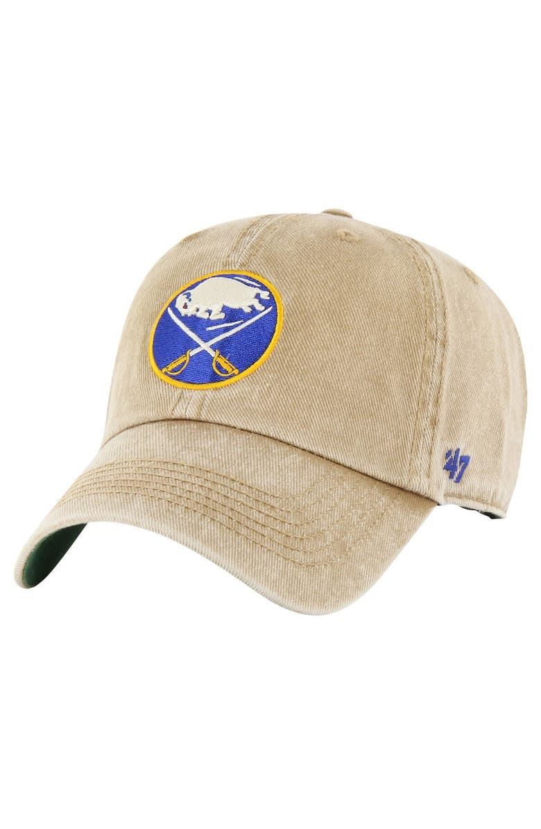 '47 Men's '47 Khaki Buffalo Sabres Earldor Clean Up Adjustable Hat ...