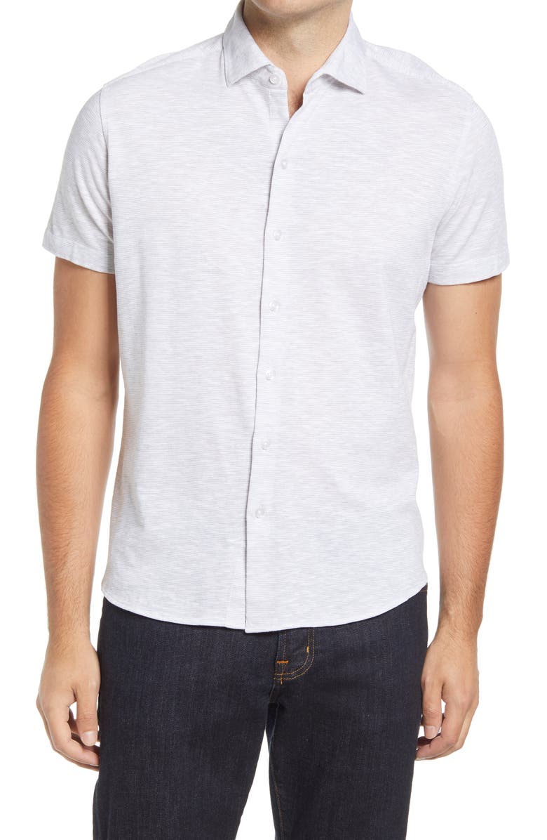 Robert Barakett Fairhope Knit Button-Up Shirt | Nordstromrack