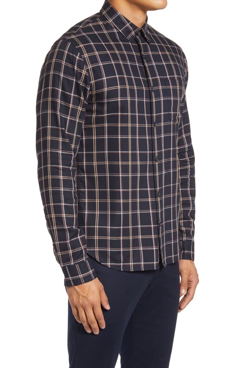 Vince Slim Fit Window Plaid Button-Down Shirt | Nordstromrack