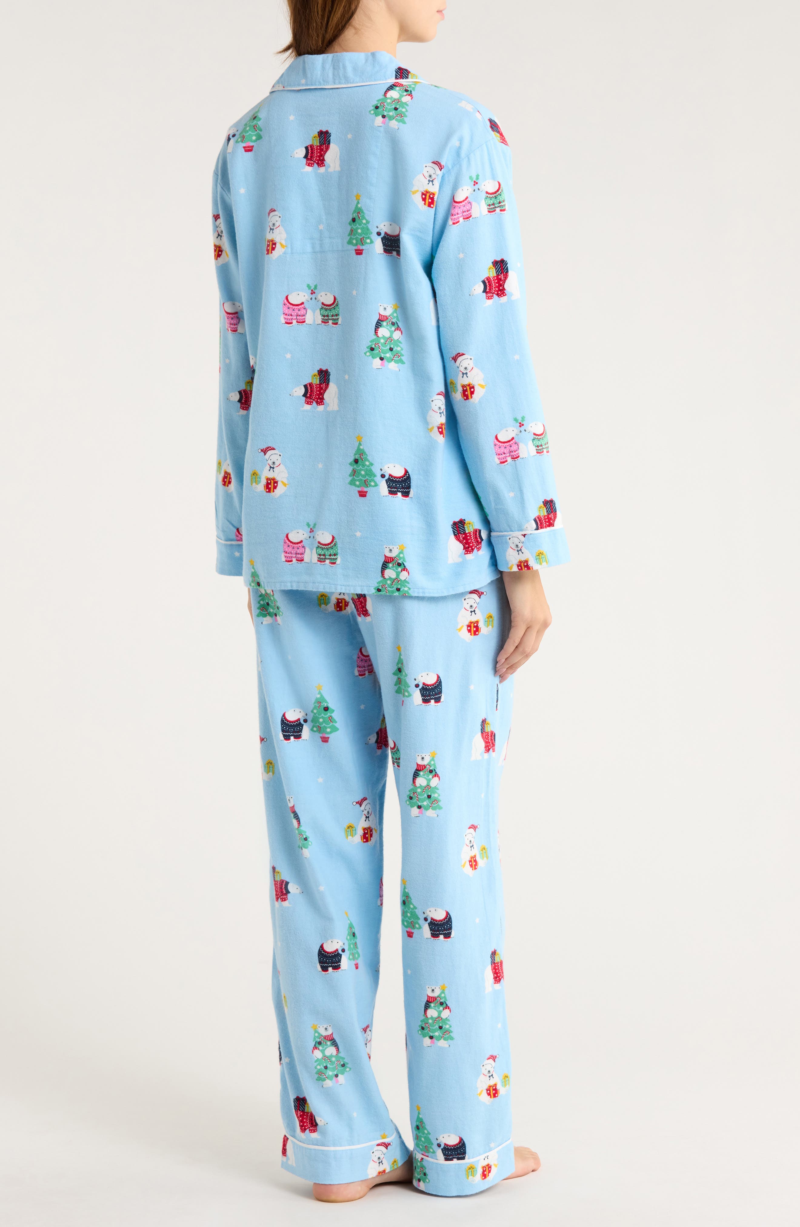 PJ Salvage Print Flannel Pajamas | Nordstromrack