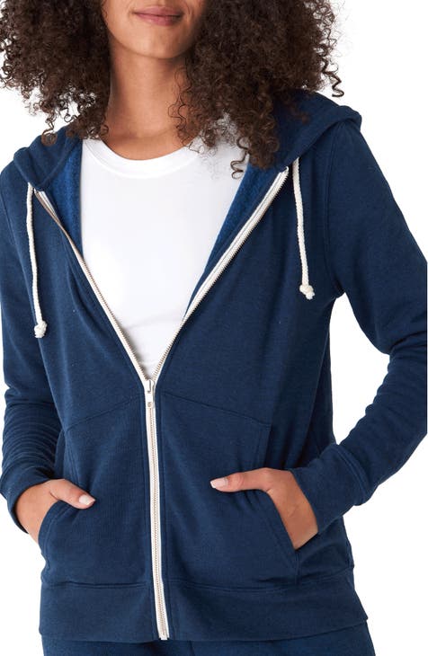 Women's Blue Zip-Up Hoodies | Nordstrom