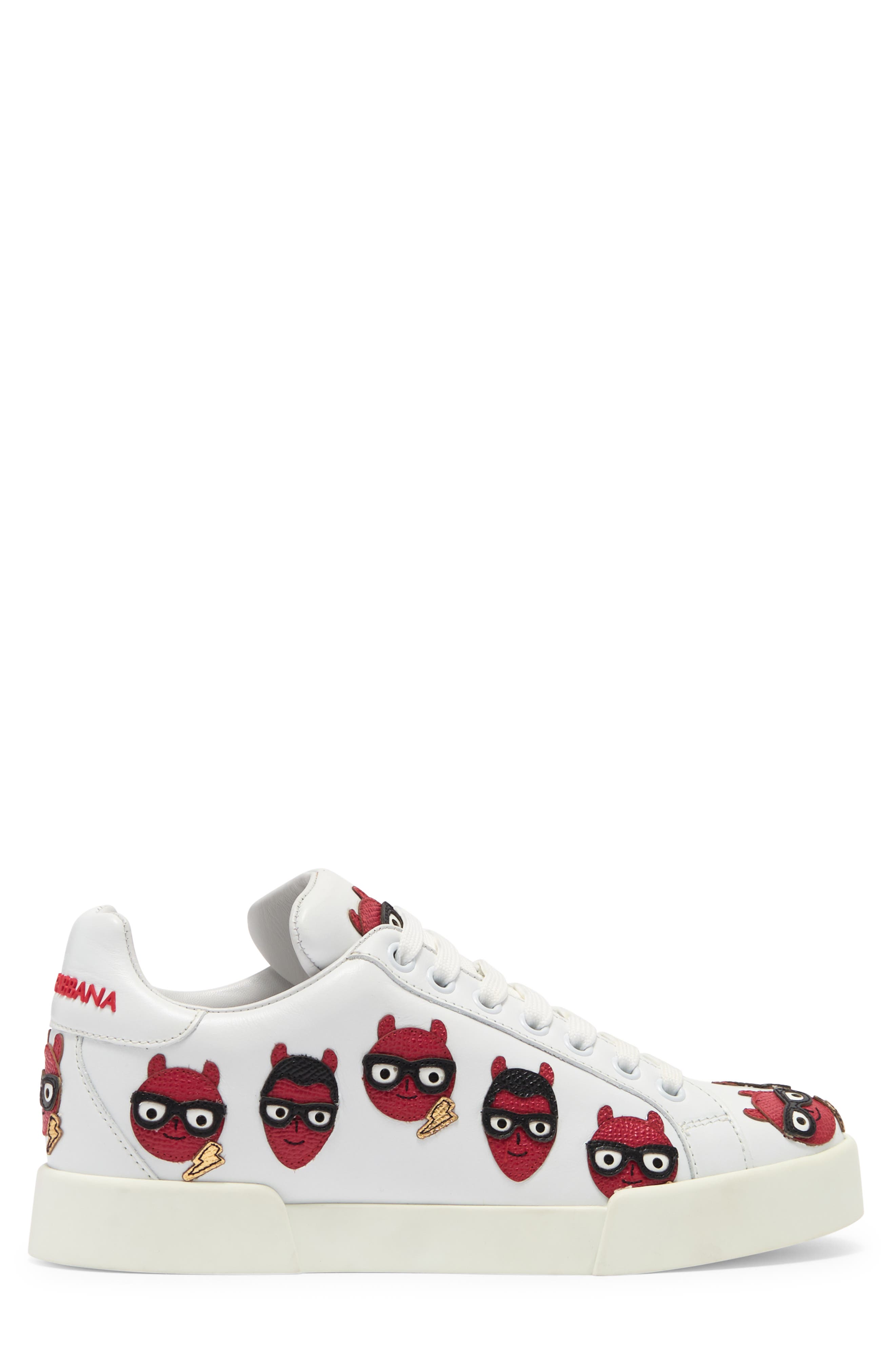 Dolce&Gabbana Dolce & Gabbana Devil Face Leather Sneaker (Women ...