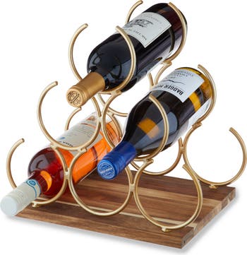 TWINE Pyramid 6-Bottle Wine Rack | Nordstrom