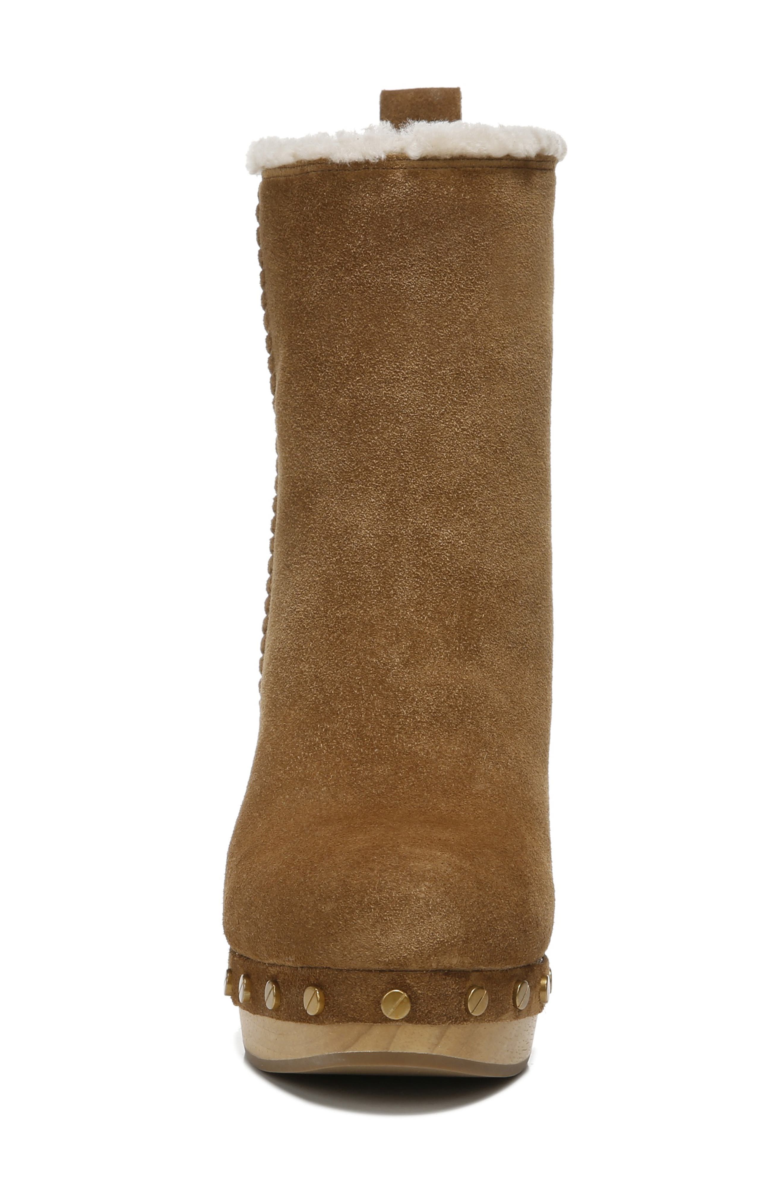 Veronica Beard Daxi Genuine Shearling Lined Clog Bootie (Women ...