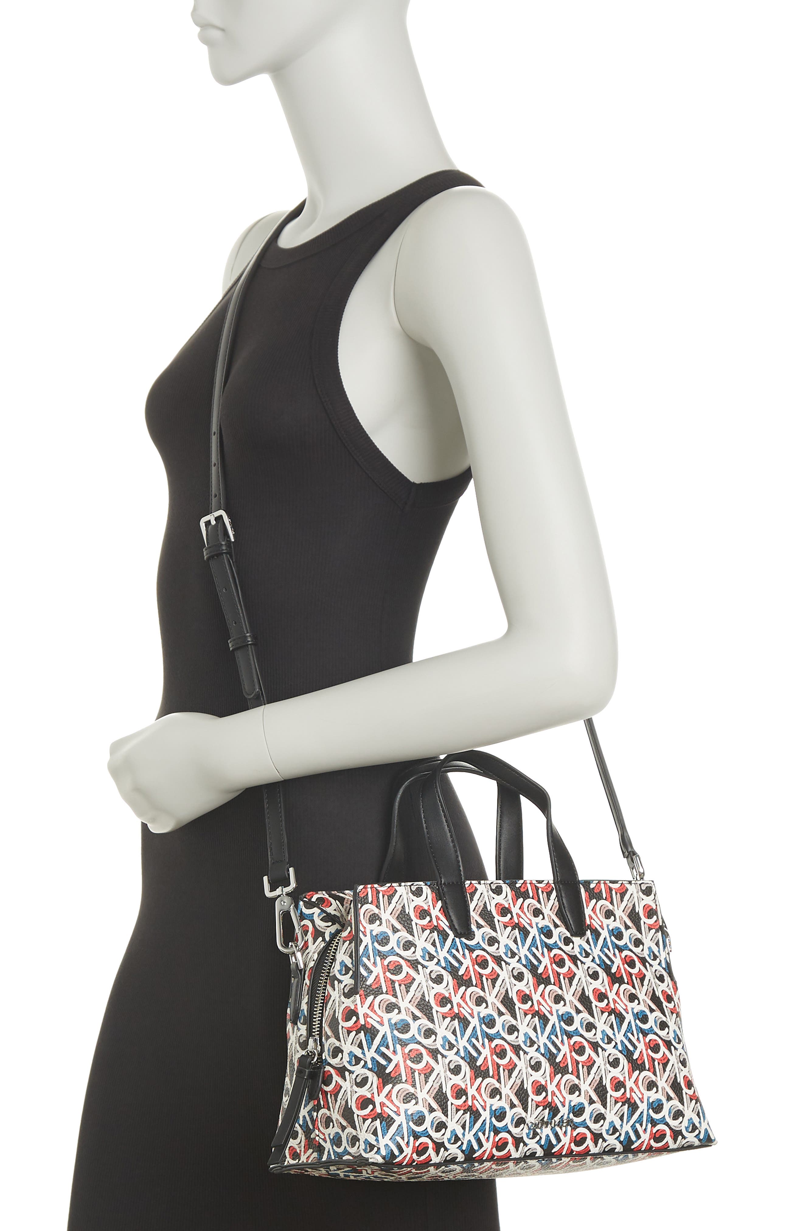 Neat Scattered Graffiti Logo Satchel (Women) | Nordstromrack