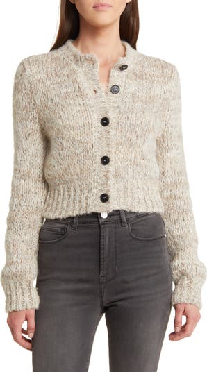 FRAME Marled Alpaca Blend Cardigan | Nordstrom
