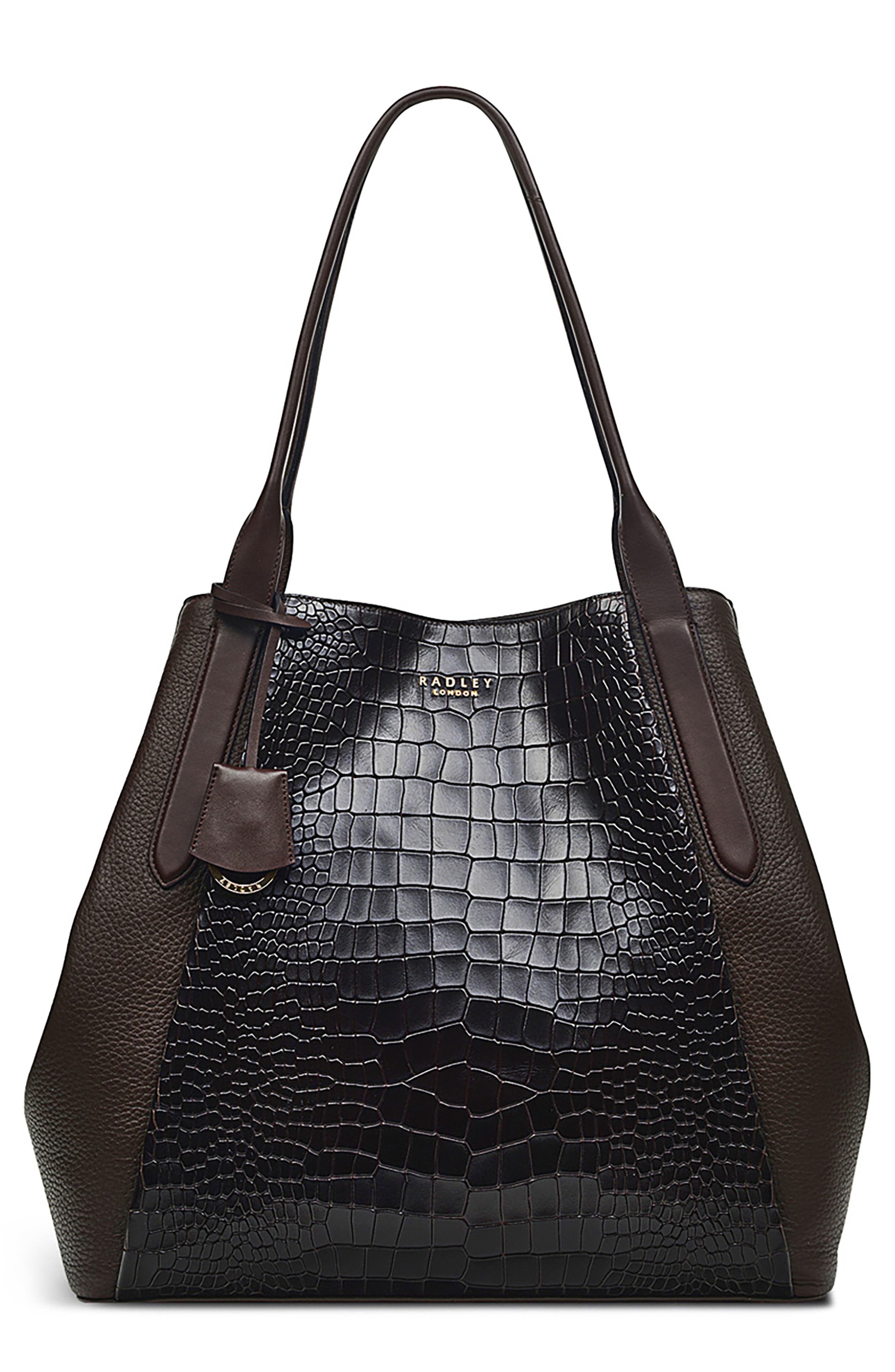 Radley Baylis Road 2.0 Large Croc Embossed Shoulder Bag | Nordstromrack