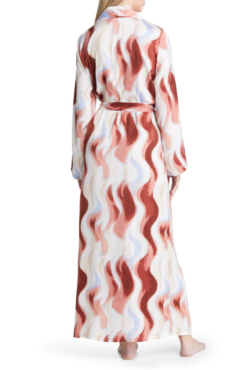 Open Edit Tie Waist Satin Robe | Nordstrom