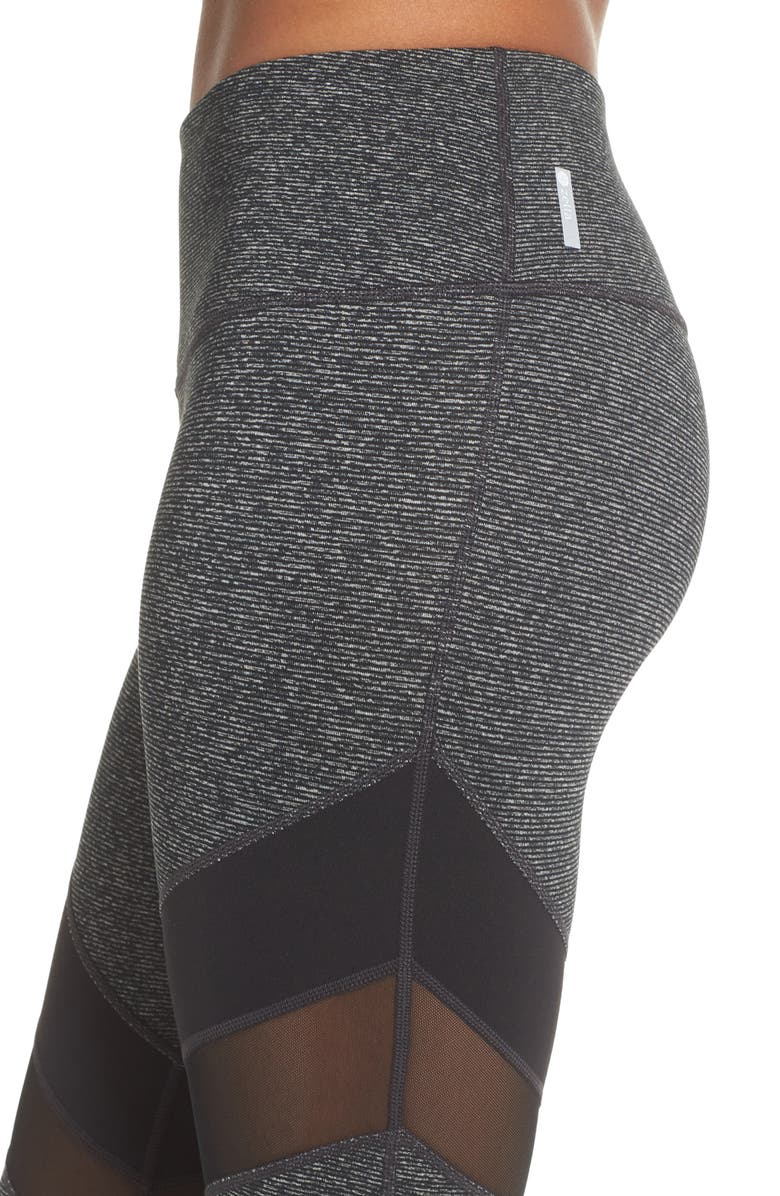Zella Live in Electric Mix Essential Mesh Crop Leggings | Nordstromrack