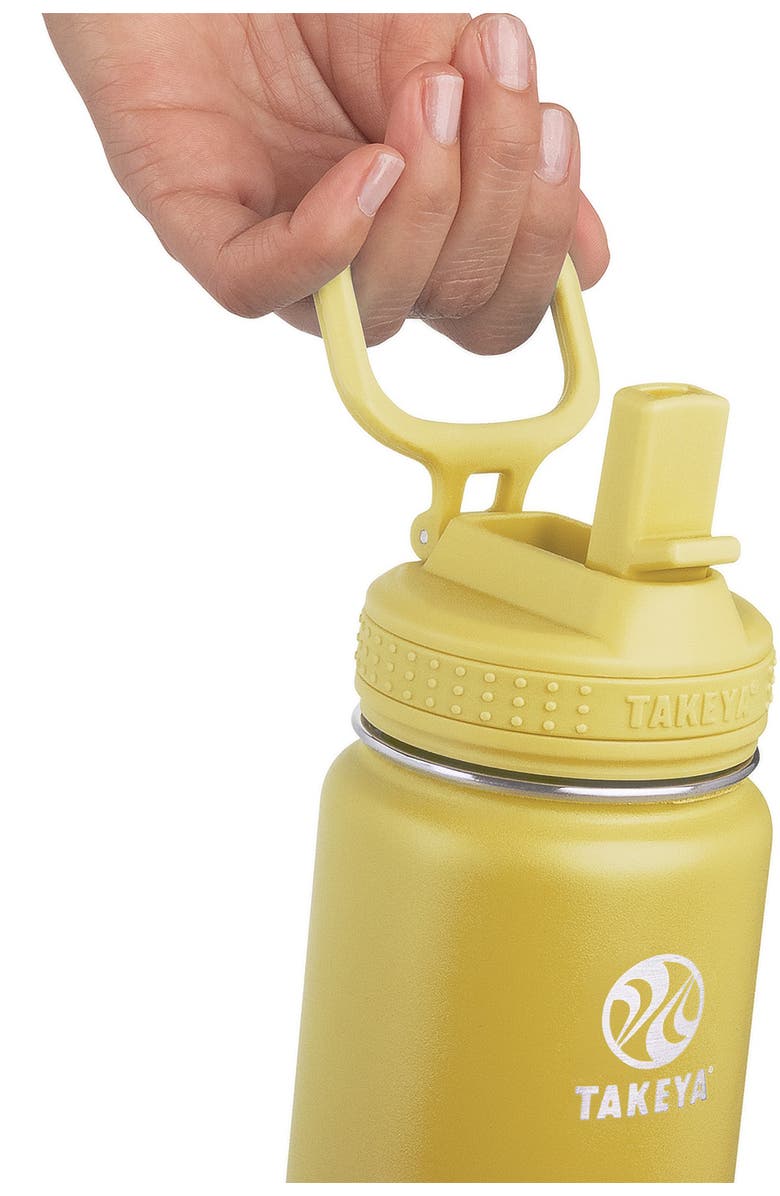 Takeya Actives Insulated 24 oz. Stainless Steel Bottle with Straw Lid ...