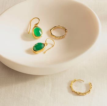 Monica Vinader Siren Bezel Set Drop Earrings Nordstrom