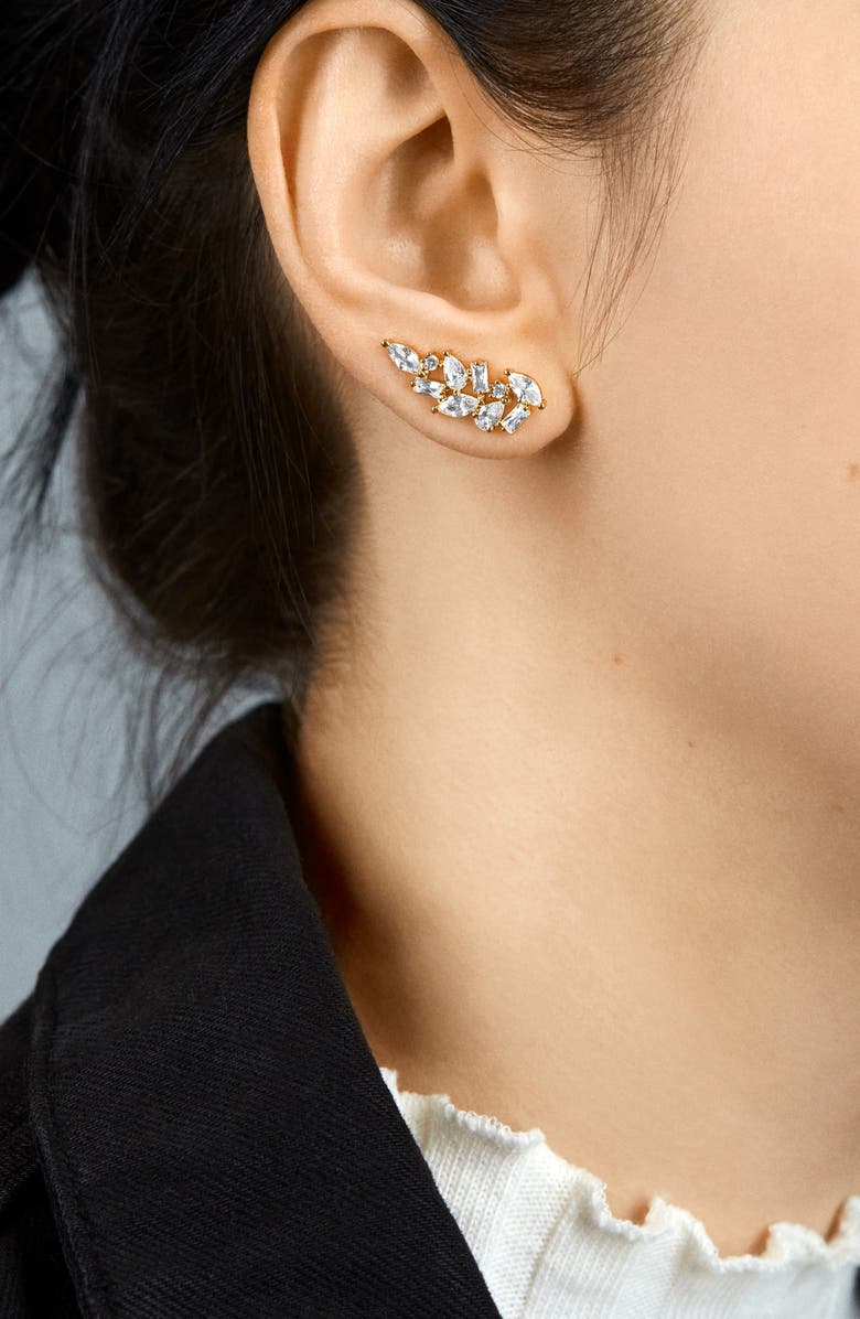 BaubleBar Louisa Cubic Zirconia Ear Crawlers | Nordstromrack