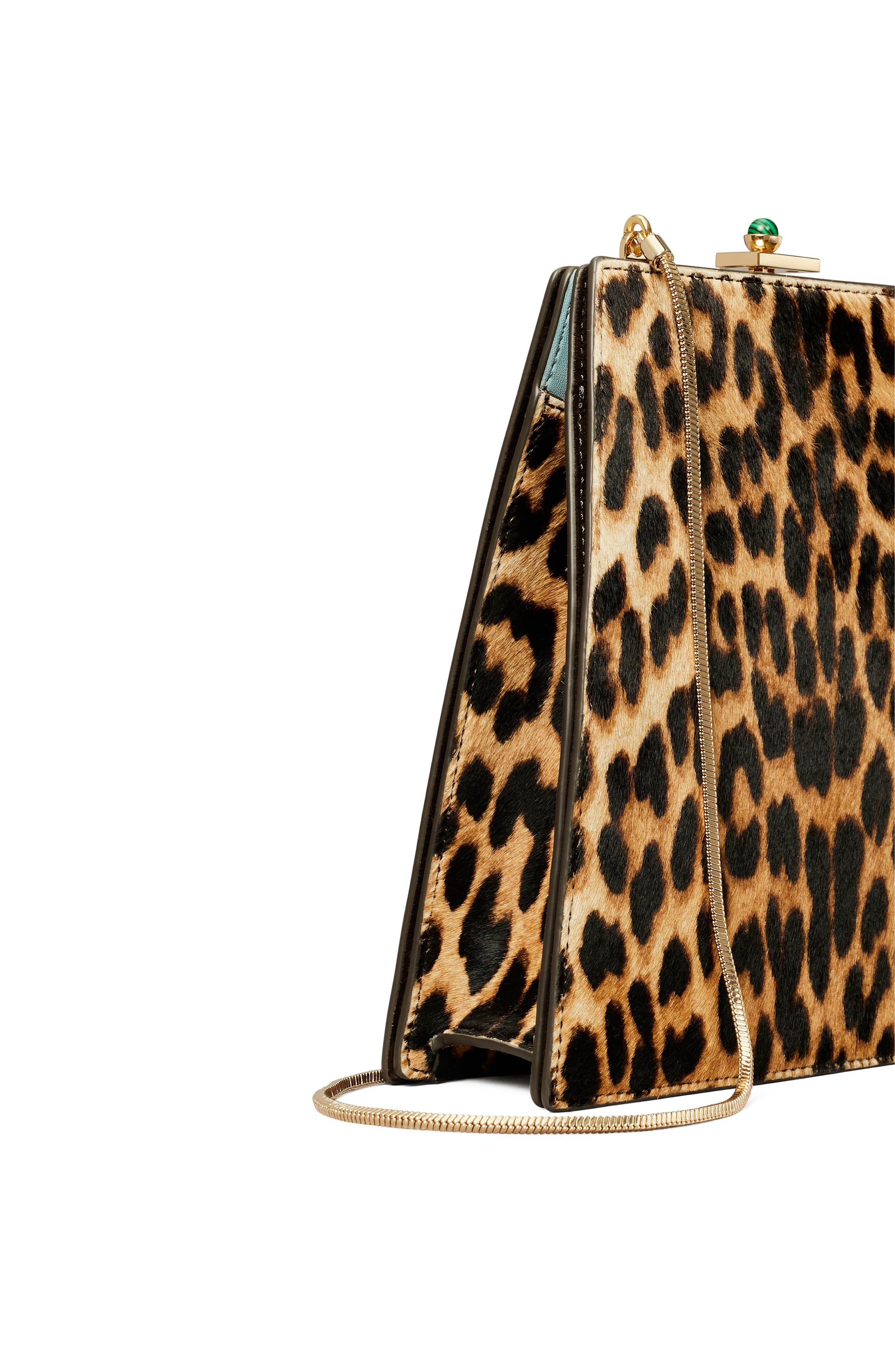 Tory Burch Leopard Leather Mini Handbag | Nordstrom