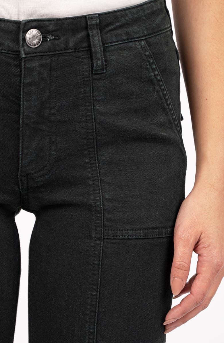 KUT from the Kloth Reese Seamed High Waist Ankle Slim Straight Leg ...