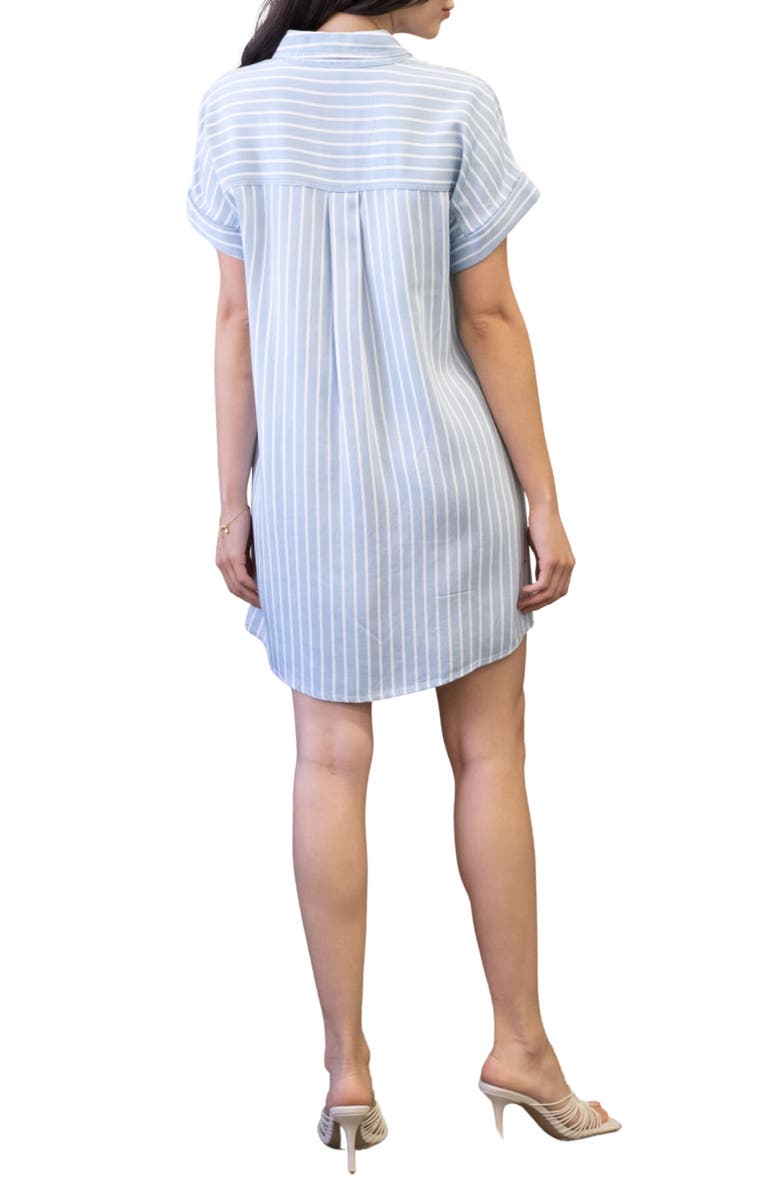 Blu Pepper Stripe Short Sleeve Dress | Nordstromrack