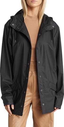 Rains Waterproof Snap Front Rain Jacket | Nordstrom