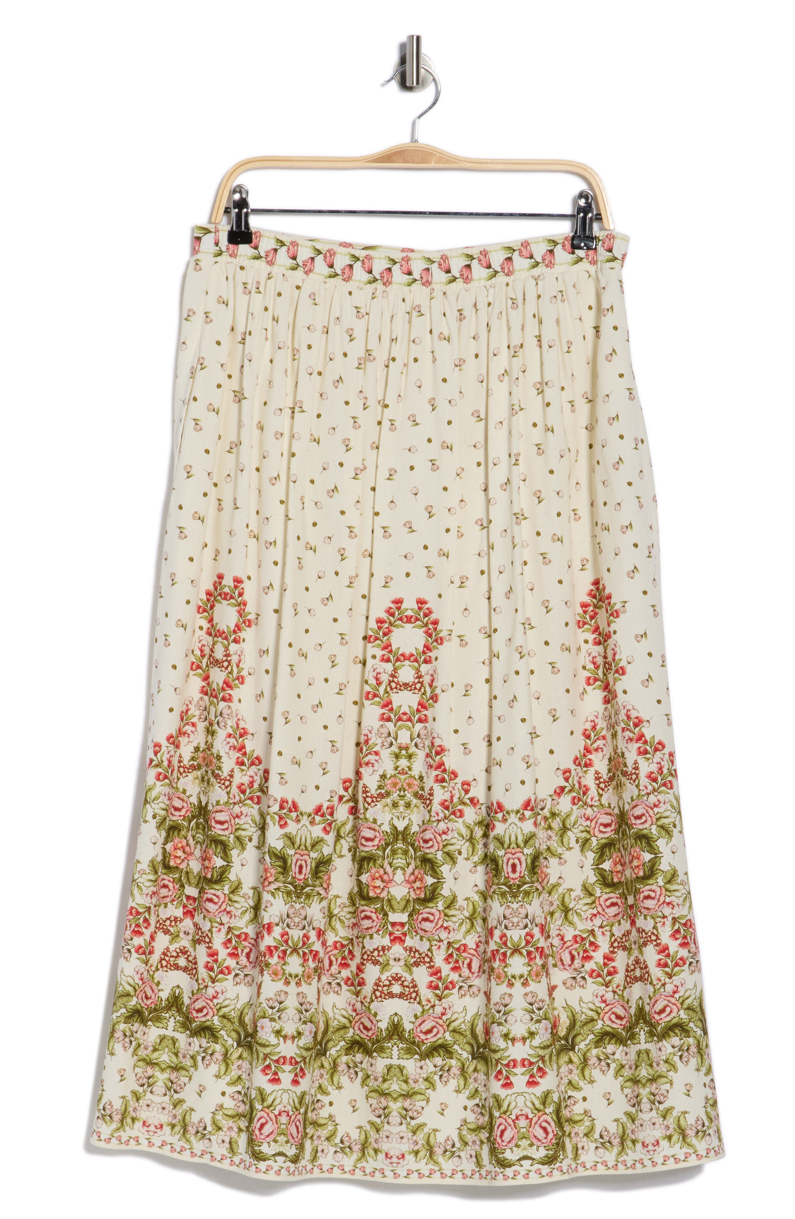Border Print Maxi Skirt (Women) | Nordstromrack