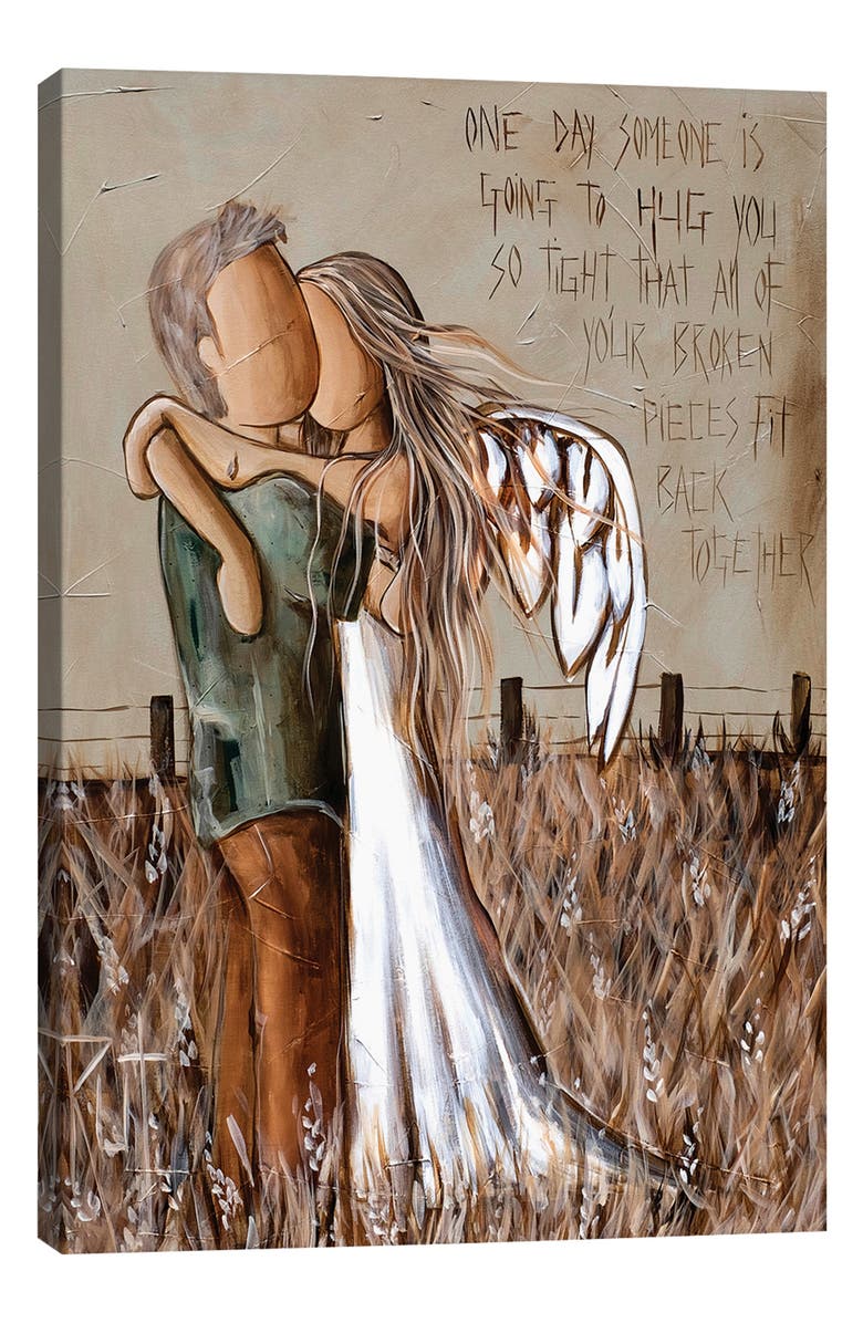iCanvas One Day Someone by Rut Art Creations Canvas Wall Art 18" x 26 ...