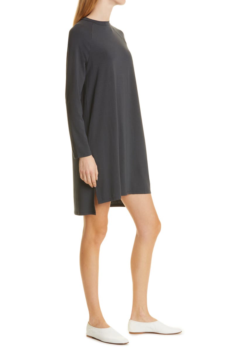 Eileen Fisher Crewneck Raglan Long Sleeve Dress | Nordstromrack