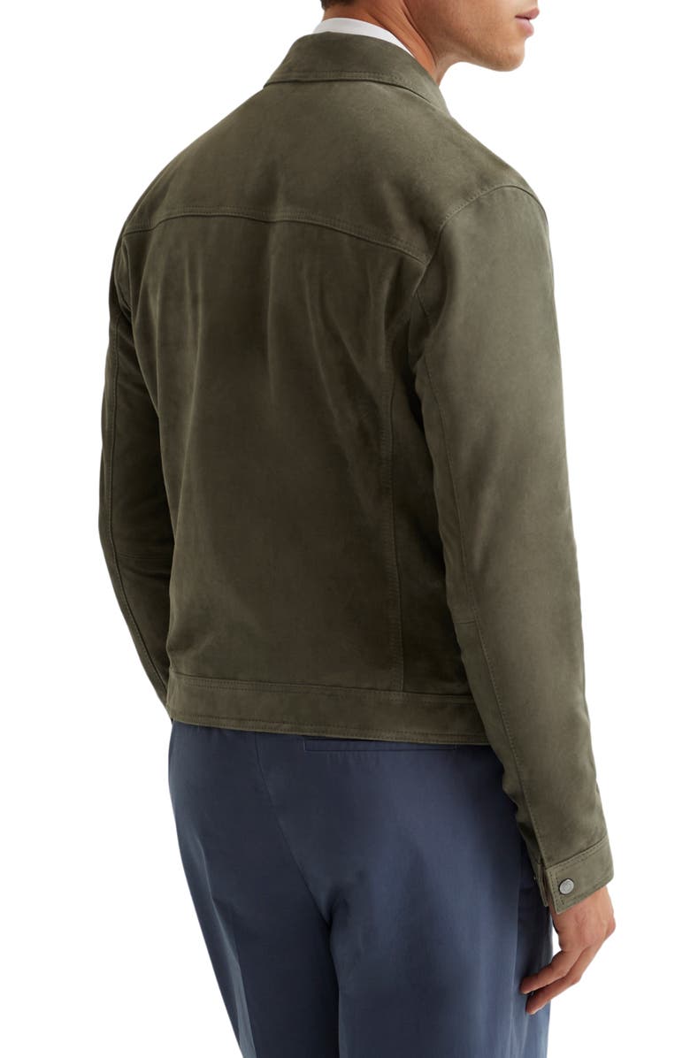 Reiss Men's Pike Goat Suede Jacket | Nordstrom
