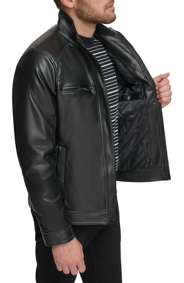 Calvin Klein Faux Leather Hipster Jacket | Nordstromrack
