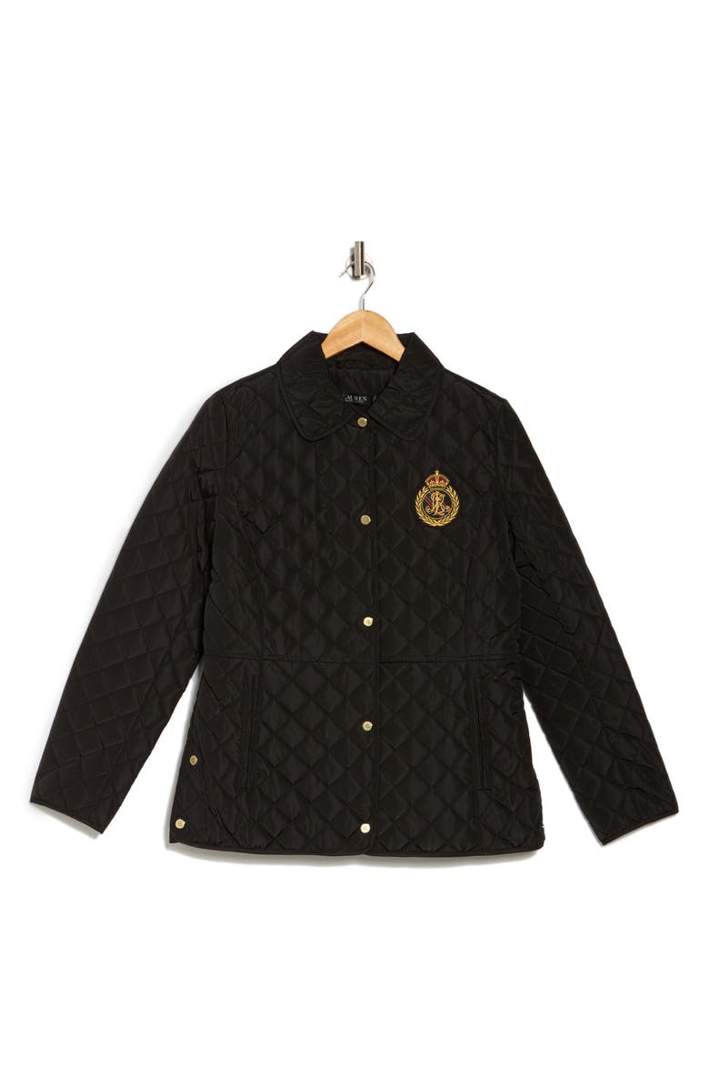 Lauren Ralph Lauren Logo Crest Quilted Jacket | Nordstromrack