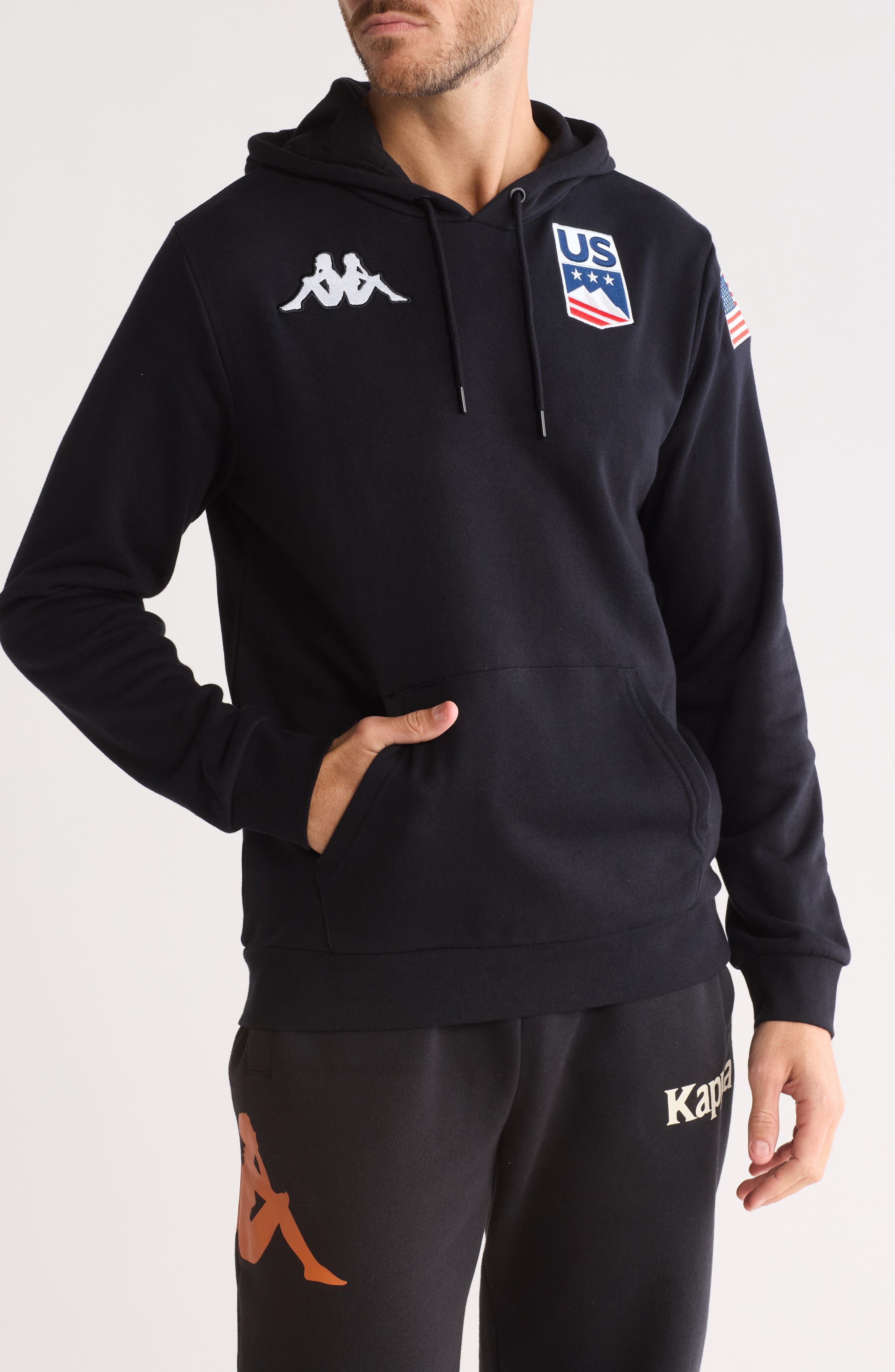 KAPPA ACTIVE Malmo Logo Patch Hoodie | Nordstromrack