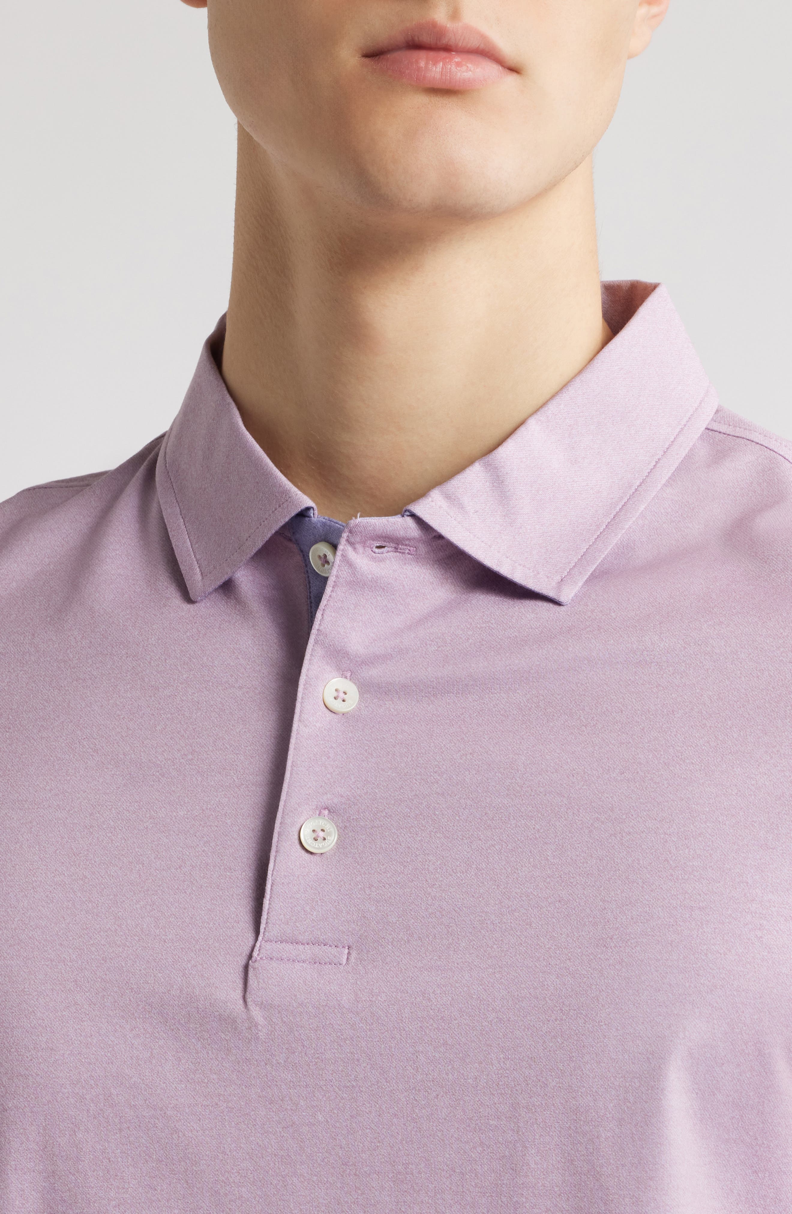 Bugatchi Vincent OoohCotton® Double Knit Solid Polo | Nordstromrack