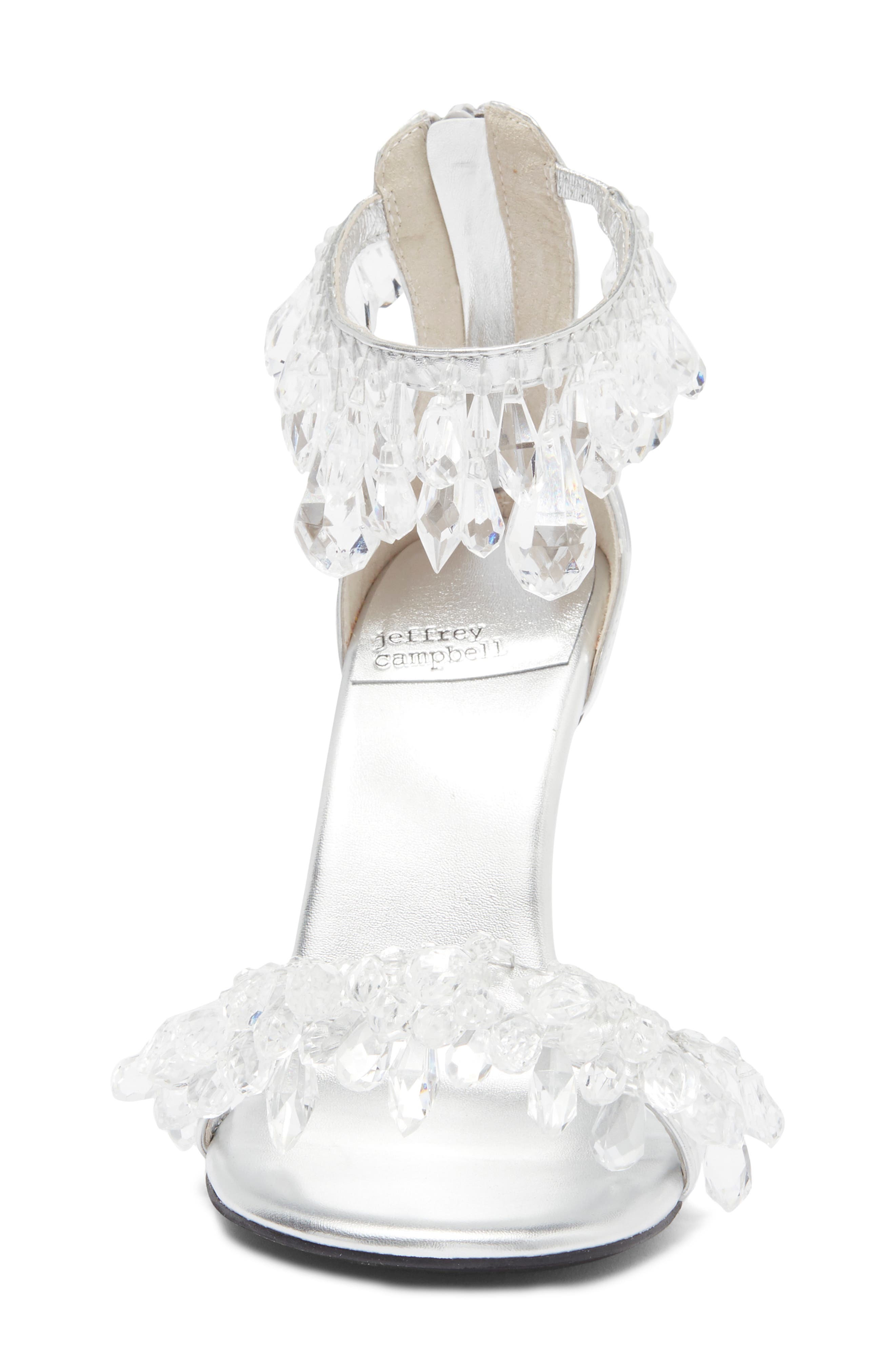 Jeffrey Campbell Chryst Crystal Ankle Strap Sandal (Women) | Nordstromrack