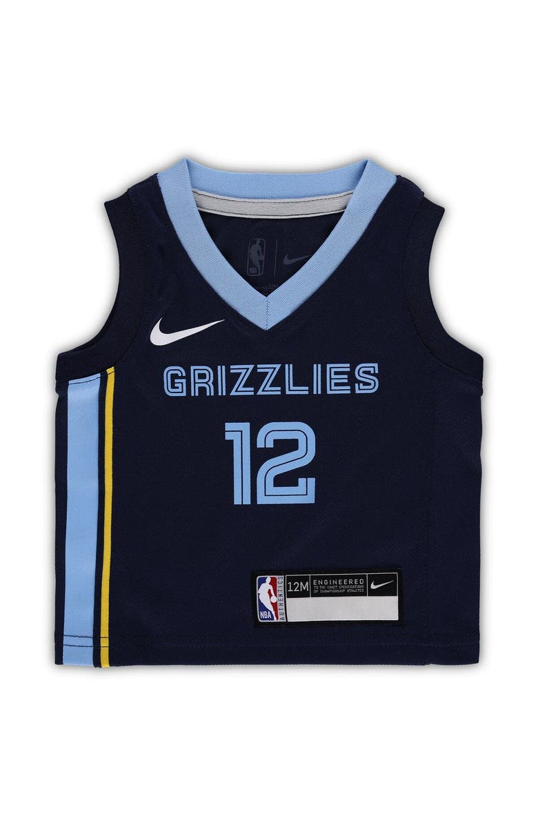 Nike Infant Nike Ja Morant Navy Memphis Grizzlies 2021/22 Replica ...