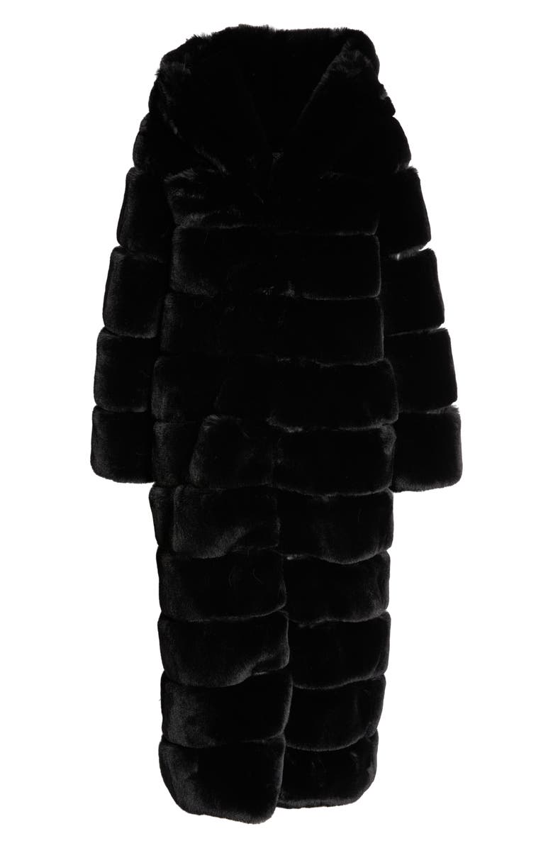 AZALEA WANG Faux Fur Midi Coat | Nordstrom