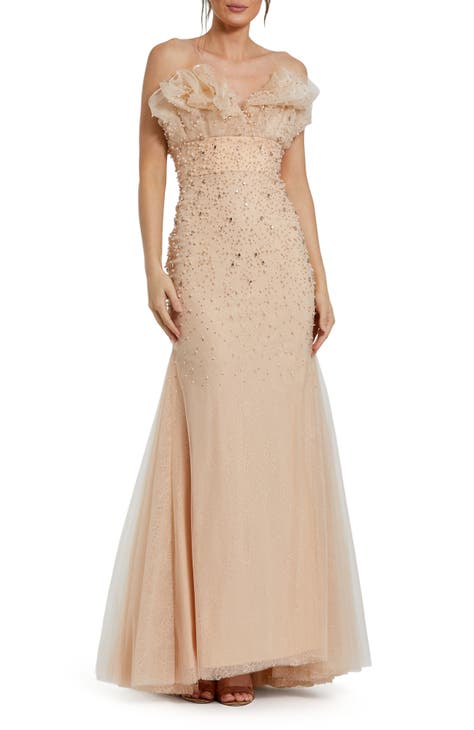 Women's Beige Formal Dresses & Evening Gowns | Nordstrom
