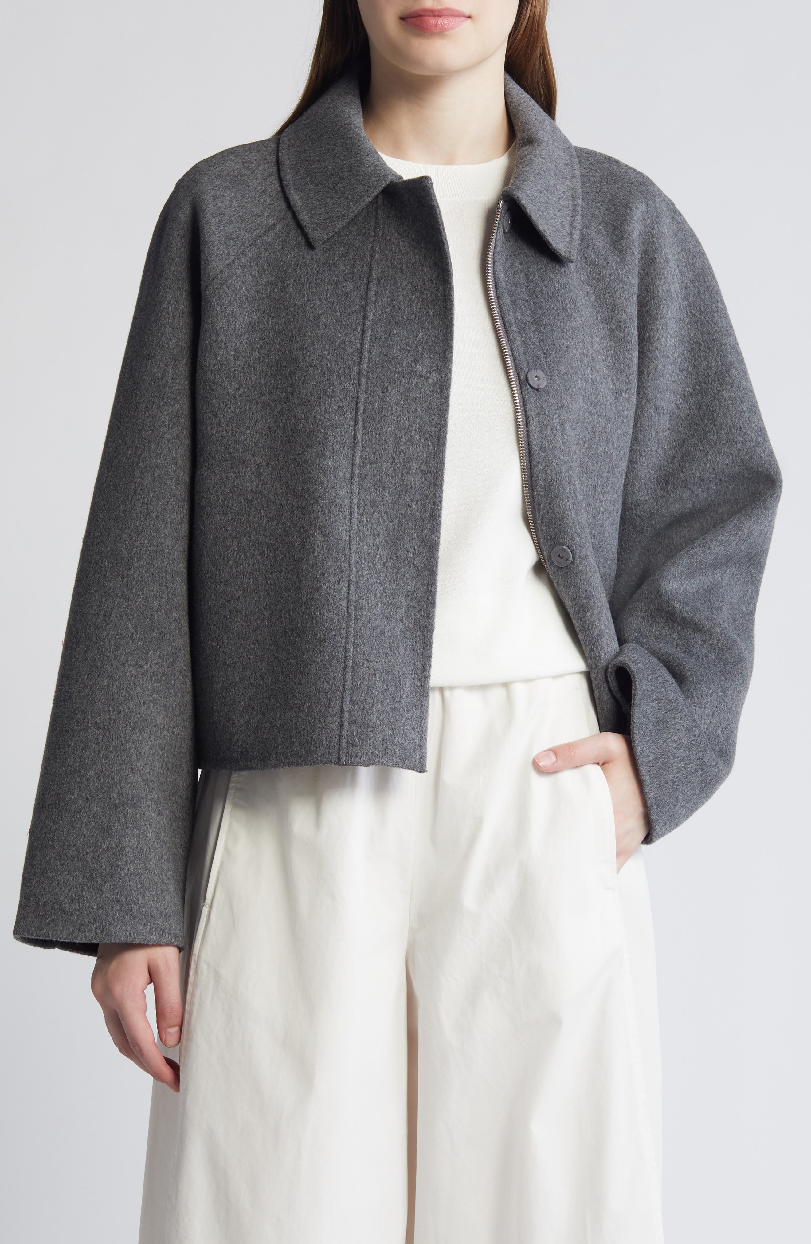 COS Double Face Wool Blend Jacket | Nordstrom