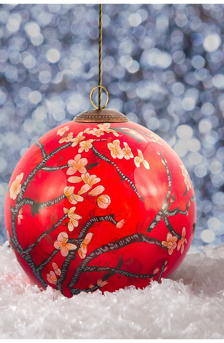 OVERSTOCK ART "Branches of an Almond Tree in Blossom, Red" La Pastiche ...