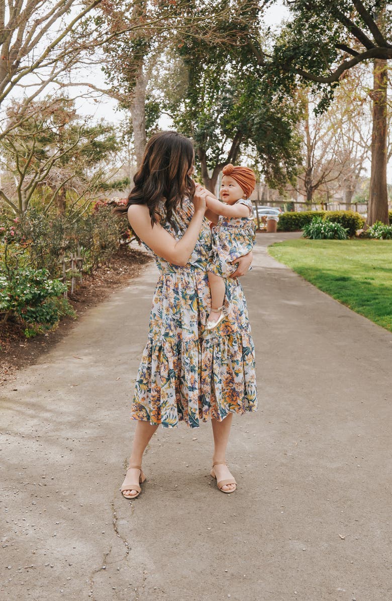 Nordstrom Matching Family Moments Floral Cotton Poplin Dress ...