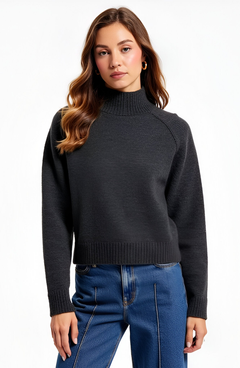 Modenaire Faux Leather A-Line Skirt with Front Button and Belt Loops ...