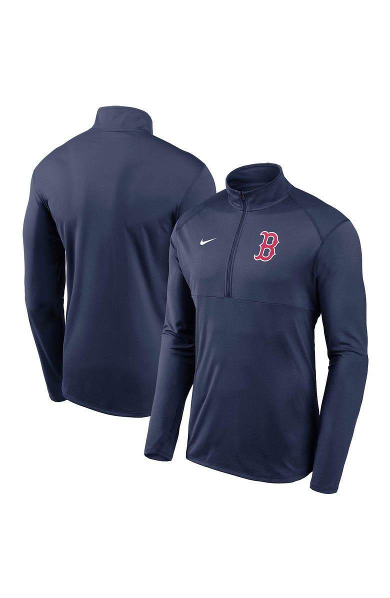 Nike Men's Nike Navy Boston Red Sox Team Logo Element Performance Half ...