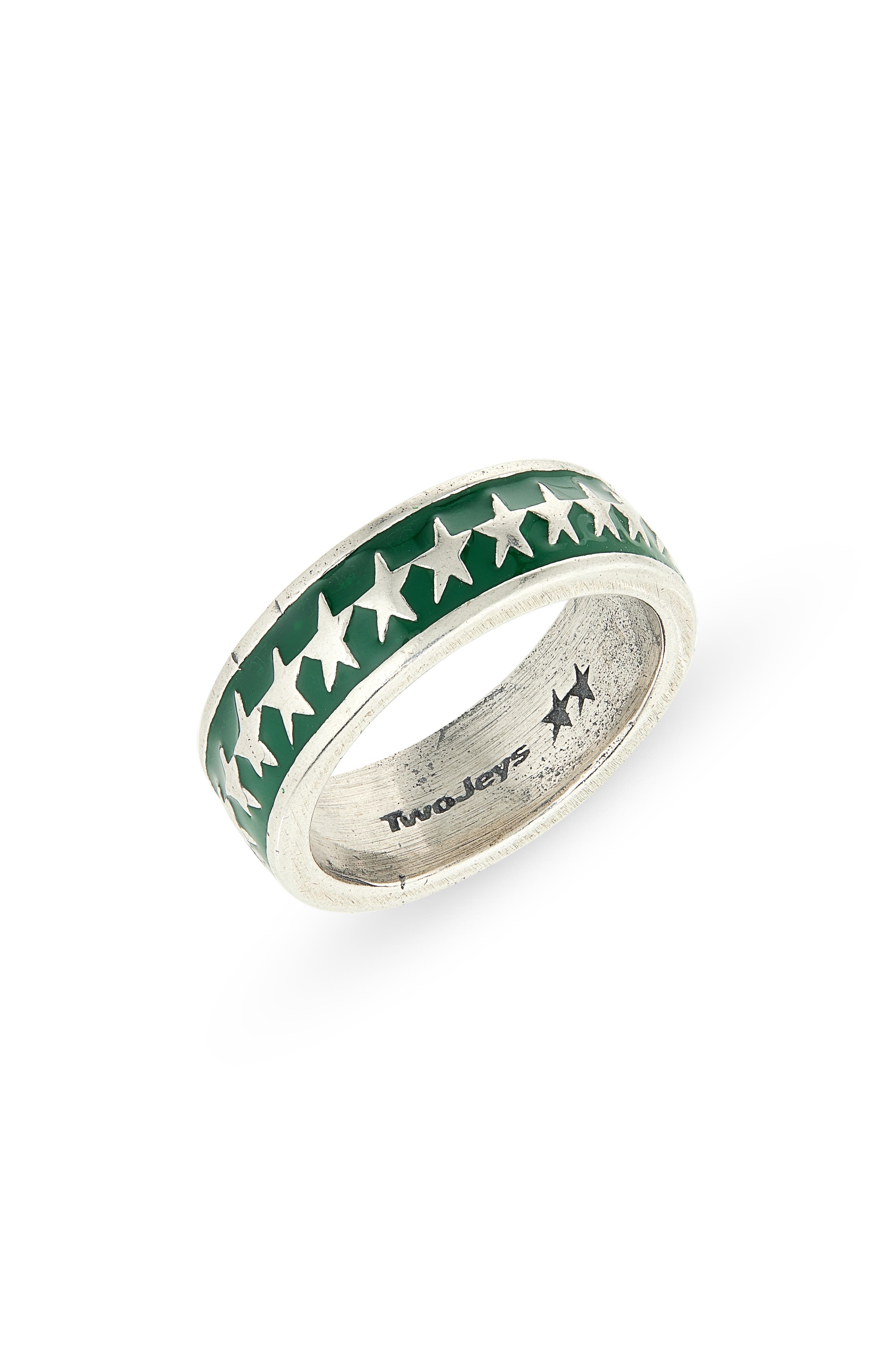 TWOJEYS Men's All-Round Icon Star Studded Band Ring | Nordstrom