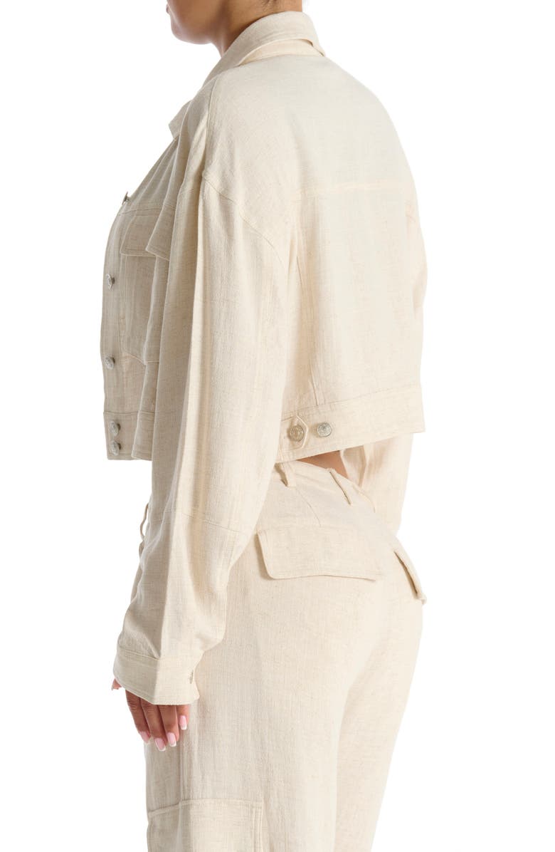 Naked Wardrobe Patch Pocket Crop Jacket | Nordstromrack